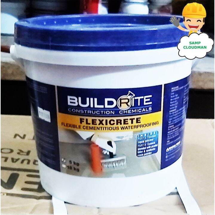 Buildrite Flexicrete Flexible Cementitious Waterproofing Gallon Size | Lazada PH