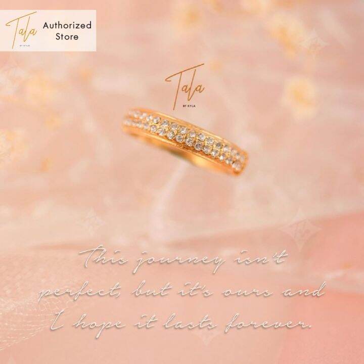 Tala by Kyla TBK Basic Ring Half Eternity Plus Premium Gift Box | Lazada PH