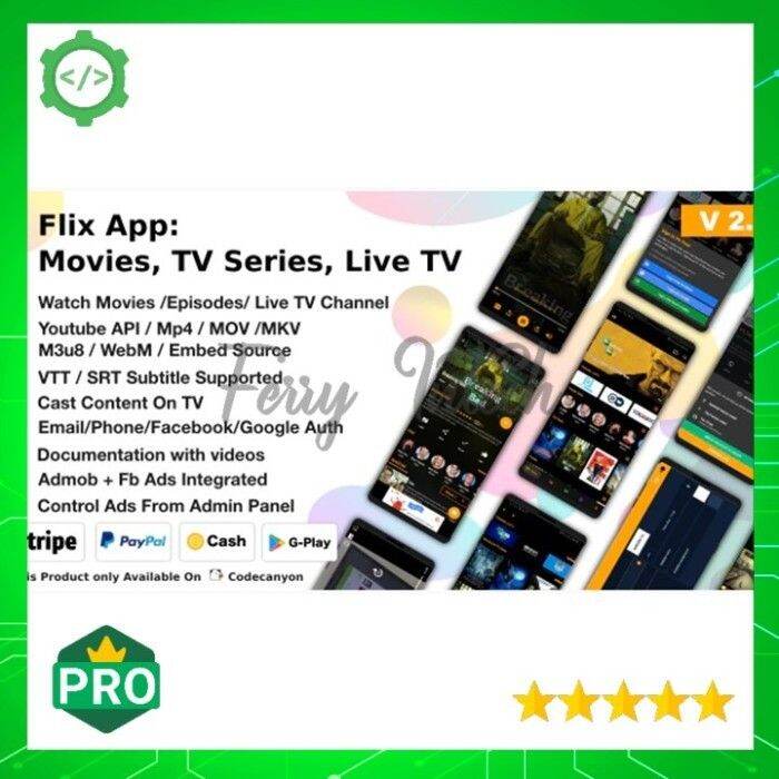 APLIKASI FLIX APP MOVIES TV SERIES LIVE TV CHANNELS TV CAST | Lazada Indonesia