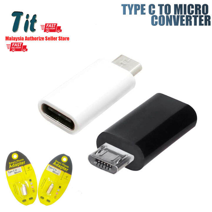 Portable Type C Female Data Transfer Conversion head Type-C To Micro ...