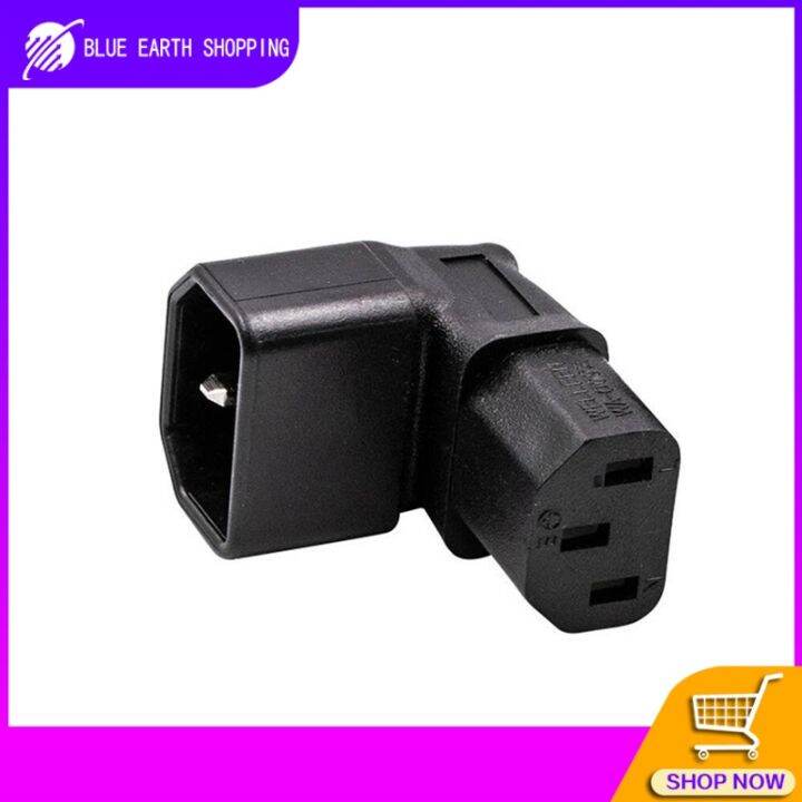 Wall Mount LCD TV IEC 320 C13 Female to C14 Male 90 Degree 3Pin IEC Power Connector Adapter Plug ...