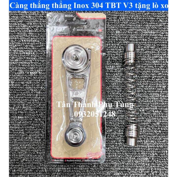 Càng thắng thẳng Inox 304 TBT mẫu V3 tặng kèm lò xo Inox | Lazada.vn