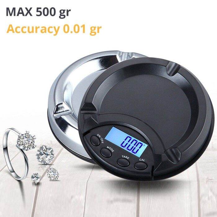Timbangan Emas Saku Digital Pocket Scale Bentuk Asbak 200g/0.01g | Lazada Indonesia