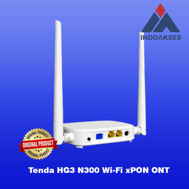 Tenda HG3 N300 Wi-Fi XPON ONT Compatible With EPON and GPON | Lazada Indonesia