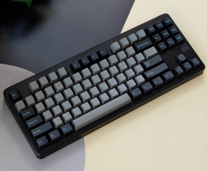 123 keys/set Graphite Green keycap Set OEM Profile PBT Double Shot ...