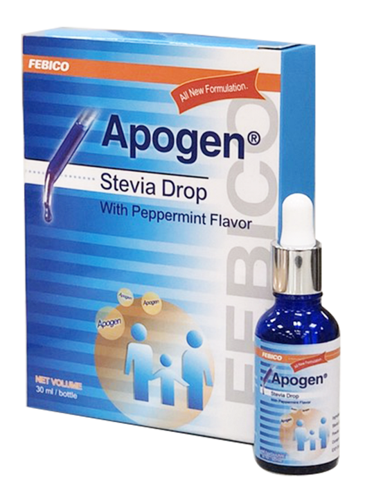 [FM PHARMACY][Clearance sale] *Free Sample* Febico Apogen Stevia Drop ...