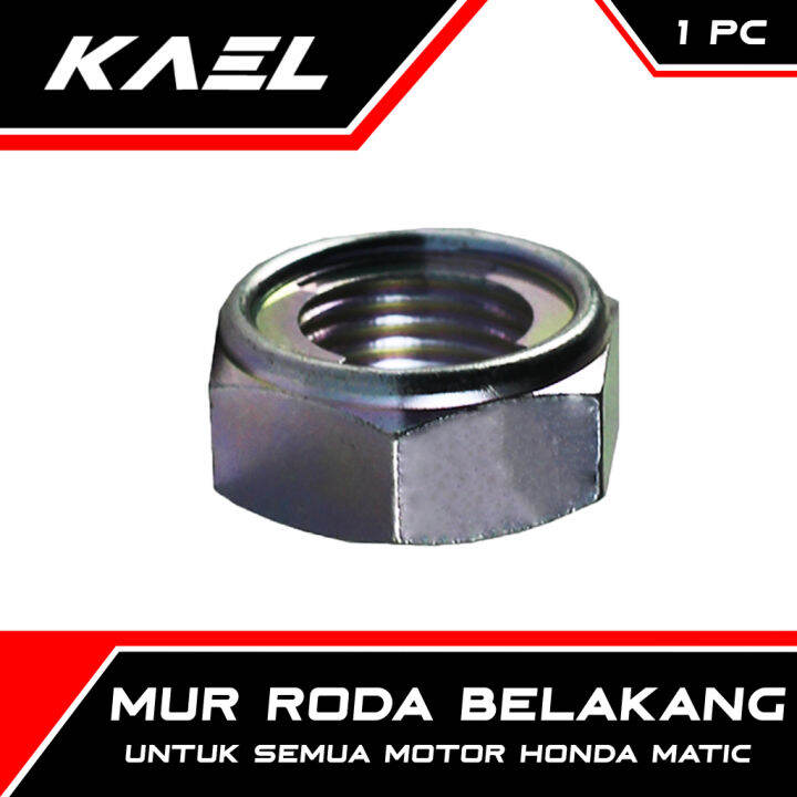 Mur Roda Belakang 16 mm Untuk Semua Honda Matic Revo Scoopy Supra Fit X ...