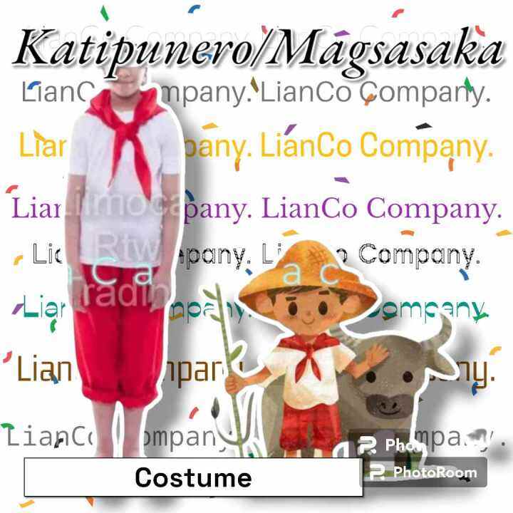 LIANCO'S KATIPUNERO COSTUME/ FARMERS COSTUME/FILIPINO ATTIRE | Lazada PH