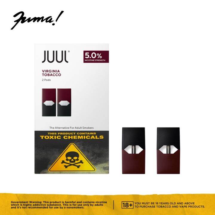 vape JUUL Pod 2 Refill 3 Virginia Tobacco | Lazada PH