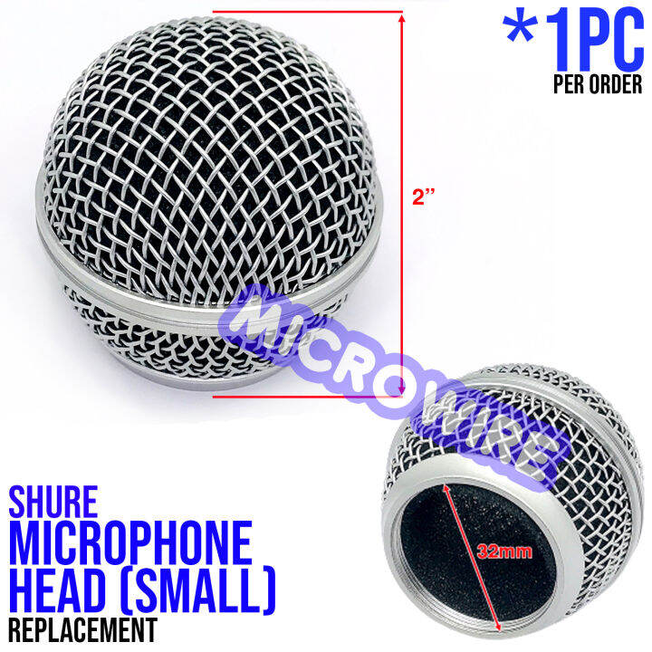SHURE Small Microphone Head Replacement Heavy Duty (SMALL HEAD) | Lazada PH