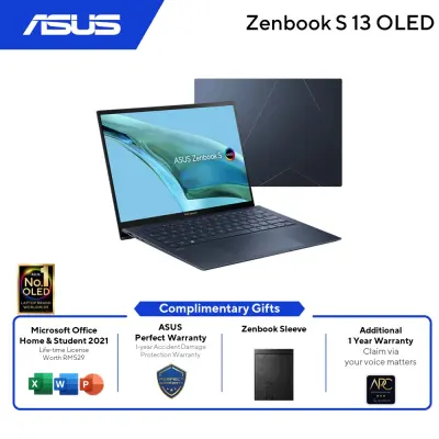 ASUS Zenbook S 13 OLED UX5304 Price in Malaysia & Specs - RM5999 | TechNave