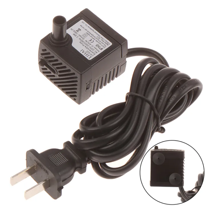 SWEET AC 220V 3W US Plug Submersible Water Pump Aquarium Fountain Air ...