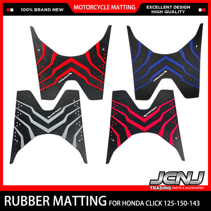 JCNJ Motorcycle RUBBER MATTING FOR HONDA CLICK 125-150-143 | Lazada PH