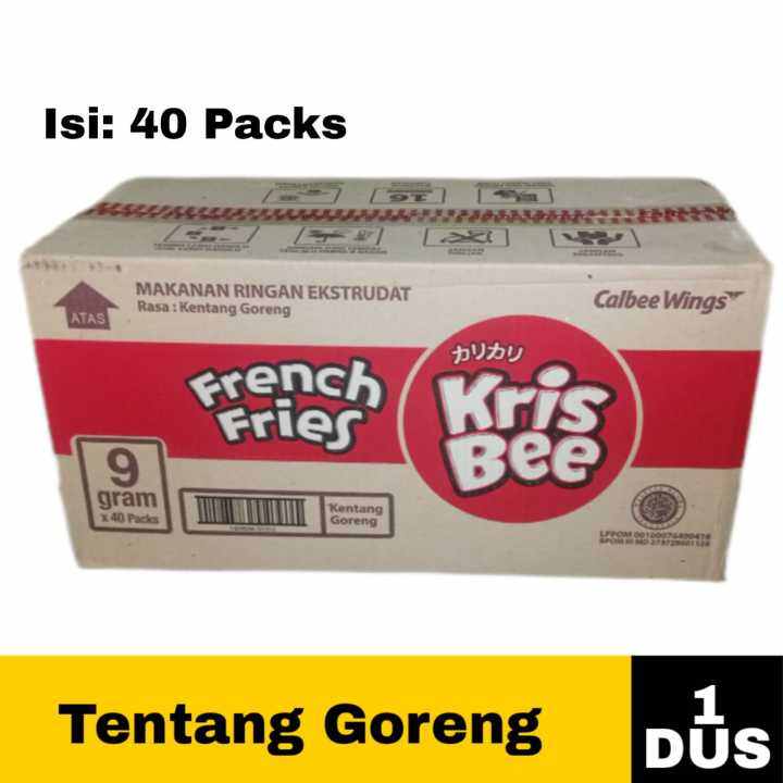 1 Dus Snack Kris Bee French Fries Kentang Goreng Isi: 40 Packs | Lazada ...
