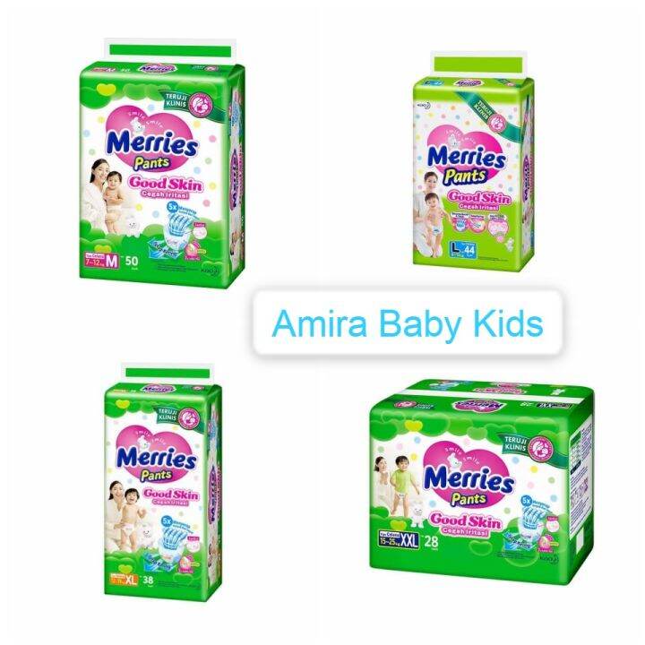 Merries Pants Good Skin M50 L44 XL38 XXL28 Meris Pants Good Skin Popok ...