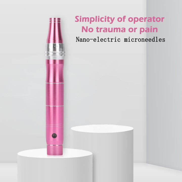 3 Color Electric MicroNeedle Pen Professional Wireless Electric Skin ...