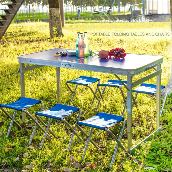 Meja Lipat Meja Koper Meja Lipat Jualan Indoor Dan Outdoor Free 2 Kursi ...