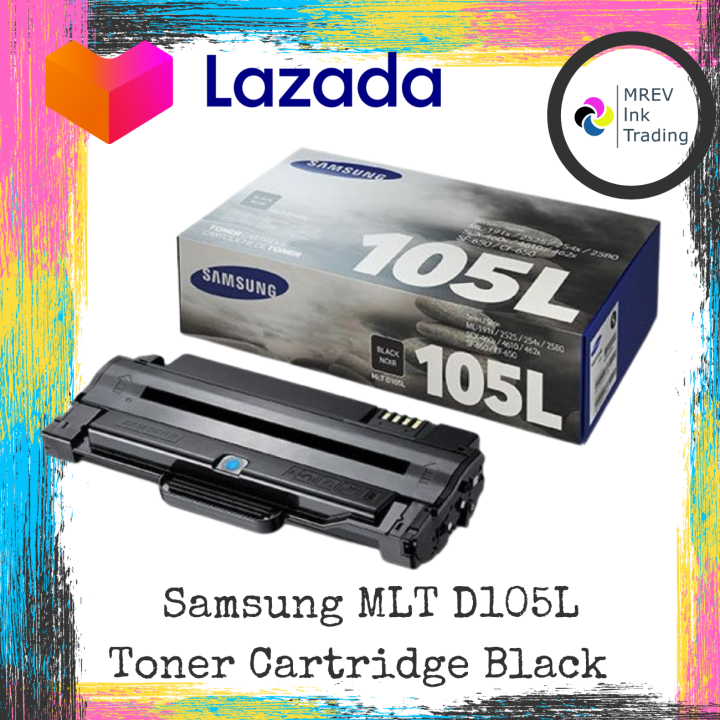 Samsung MLT D105L Toner Cartridge Black 105L | Lazada PH