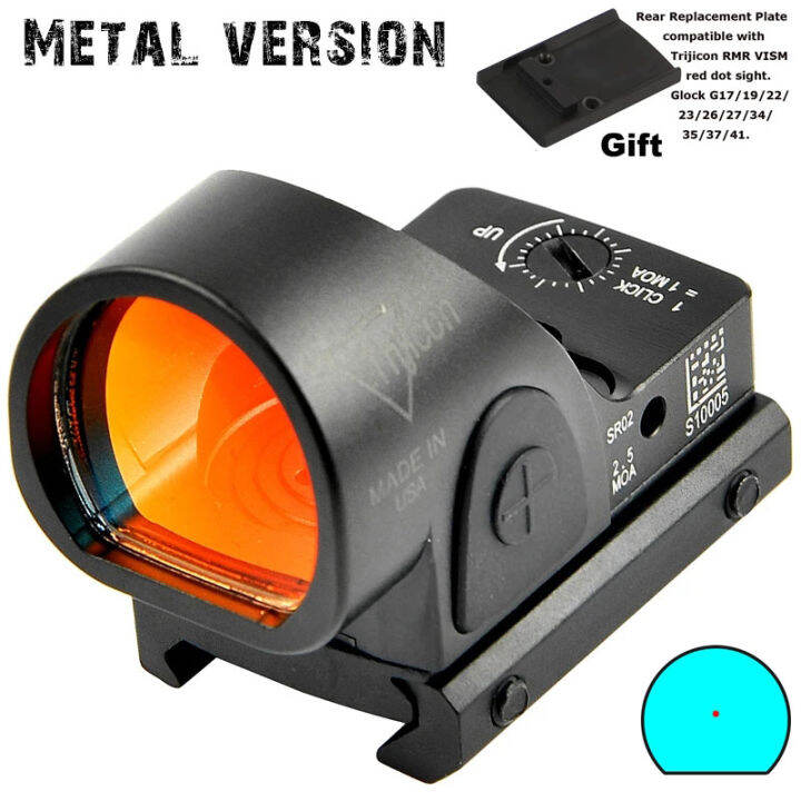 【YY】Mini RMR SRO Red Dot Sight Mos Glock Collimator Reflex Sights Scope ...
