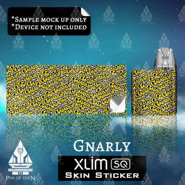 Gnarly Oxva Xlim SQ Skin Sticker (STICKER ONLY! DEVICE IS NOT INCLUDED ...