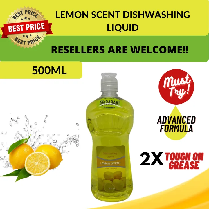 BEST PRICE 100% Original Sasaki Lemon Scent Dishwashing Liquid | Lazada PH