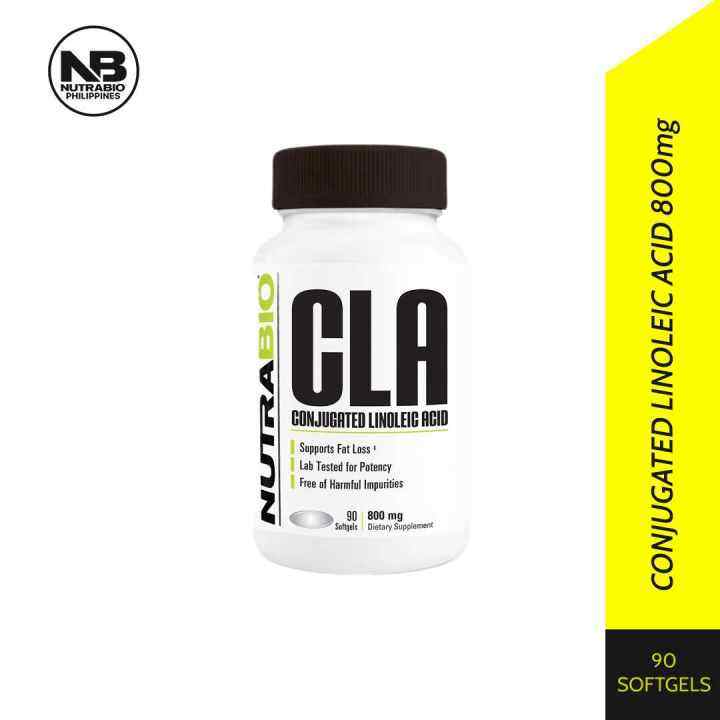 Nutrabio – CLA (Conjugated Linoleic Acid) 800MG 90Softgels | Lazada PH