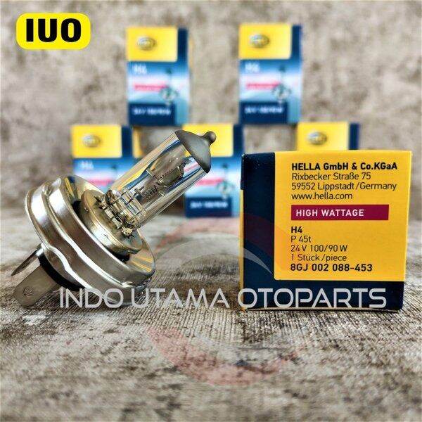 HELLA Bohlam lampu halogen Hella H4 P45T 24V 100/90W | Lazada Indonesia