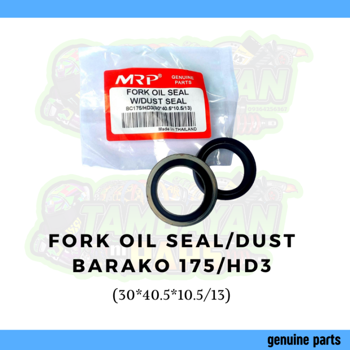 ORIGINAL FORK OIL SEAL FOR BARAKO 175 / HD3 MRP THAILAND BRAND GUINUINE ...