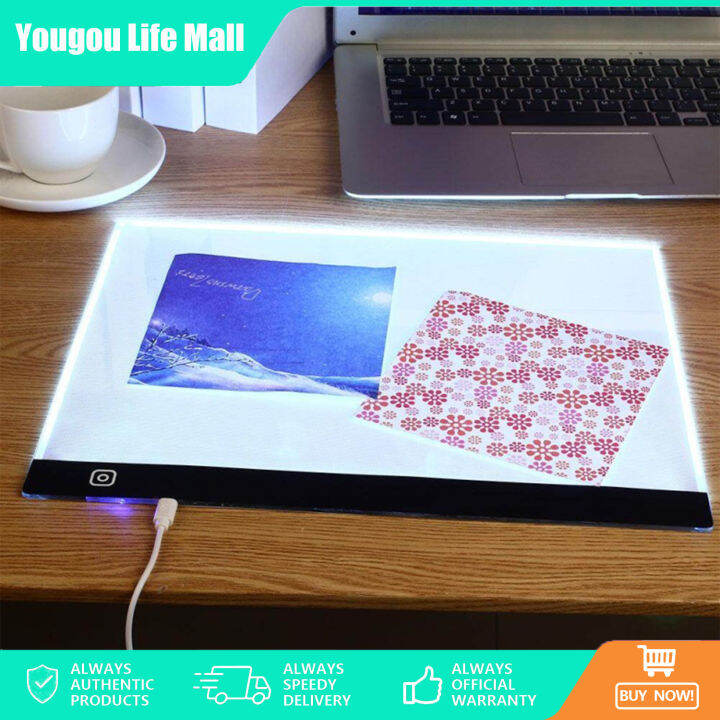 Portable Copy Board A4 Size LED Acrylice Art Copy Sketchin Drawing Painting DIY Drawing Tablet ...