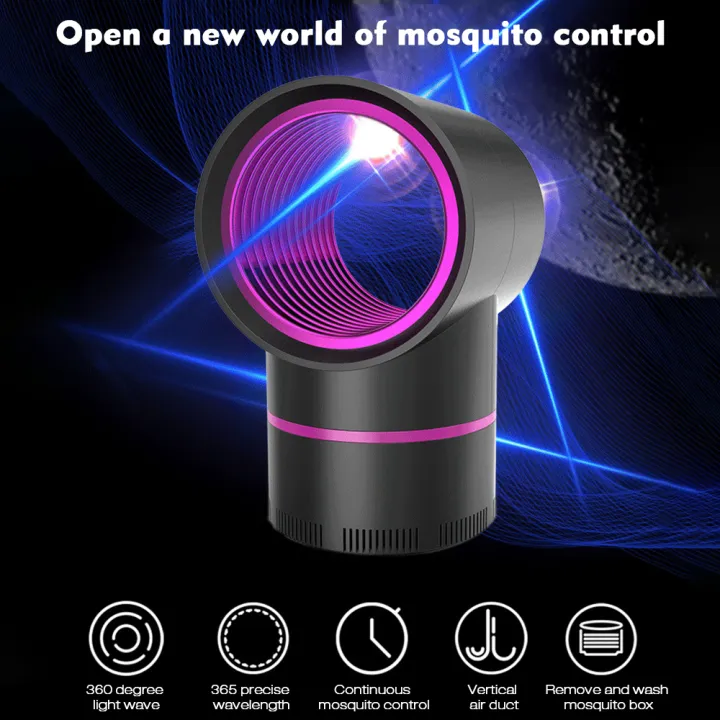 Electric Mosquito Killer Lamp Indoor Outdoor Insect Trap No Noise No Radiation USB Power Supply ...
