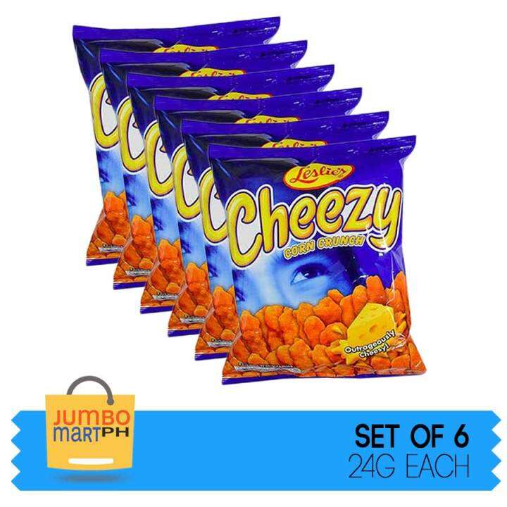 CHEEZY CORN CRUNCH FLAVOR OUTRAGEOUSLY CHEESY 24G / SET OF 6 | Lazada PH