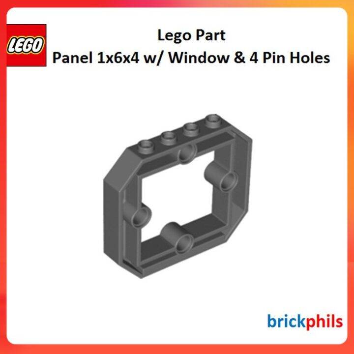 Lego Part 49699 - Panel 1x6x4 w/ Window & 4 Pin Holes | Lazada PH