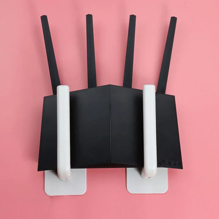 WiFi Rack Router Storage Box Bracket Wall Mounted Row Plug Fixed ...