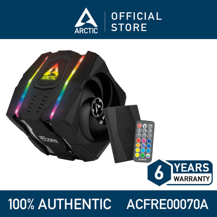Arctic Freezer 50 TR with A-RGB Controller Dual Tower CPU Cooler for ...