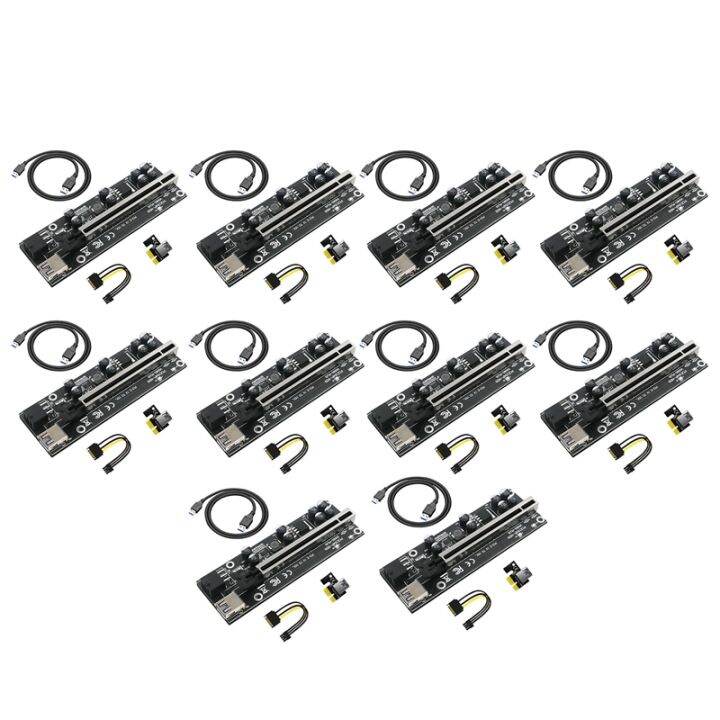 New Version 009S Plus PCIE Riser 1X to 16X Graphics Extension for ...