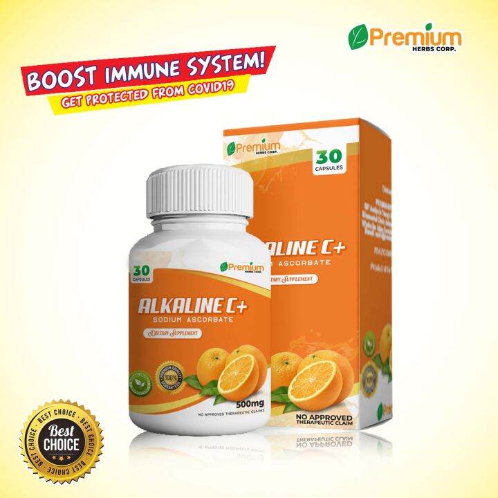 🔥 Premium Alkaline C (30 Capsule) Vitamin C Active Sodium Ascorbate ...