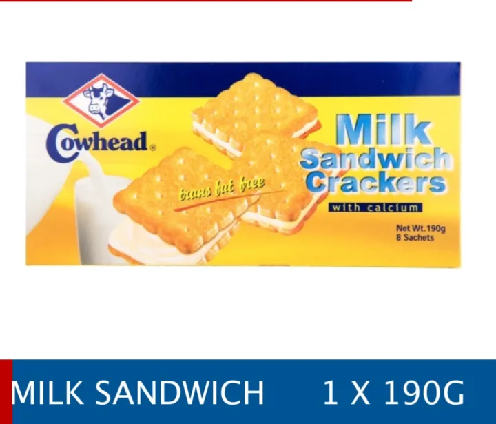 Cowhead Milk Sandwich 190g x 1 [Biscuits - Cookies] | Lazada PH