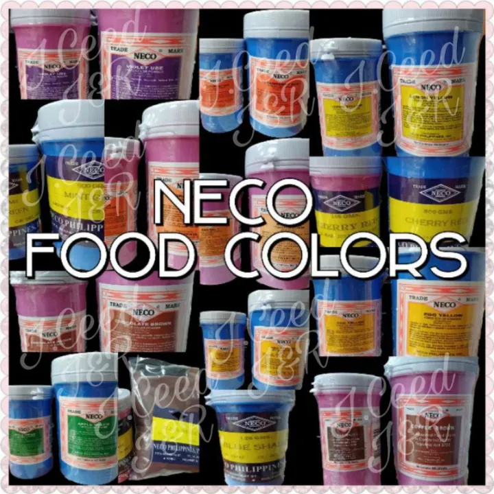 NECO FOOD COLORS POWDER 125G AND 500G | Lazada PH