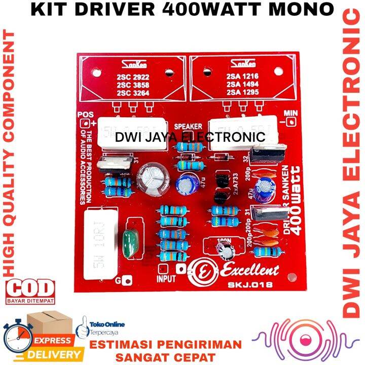 Kit Driver Amplifier 400 Watt mono | Lazada Indonesia