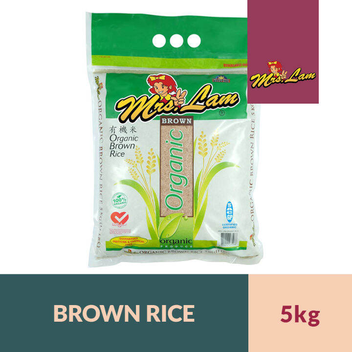 Mrs. Lam Organic Brown Rice (5kg) | Lazada PH