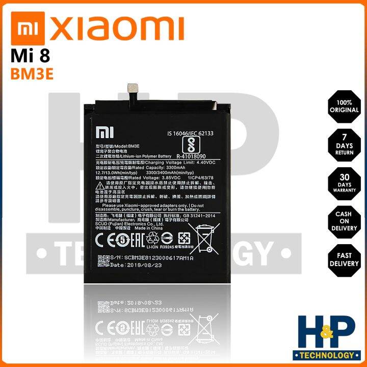Battery Model BM3E for Xiaomi Mi 8 Battery | Lazada PH