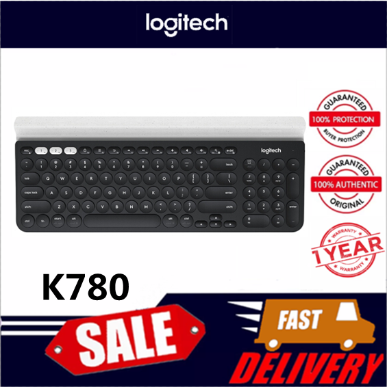 Logitech K780หลายอุปกรณ์บลูทูธคีย์บอร์ดไร้สายสำหรับ Windows/Mac/Android ...