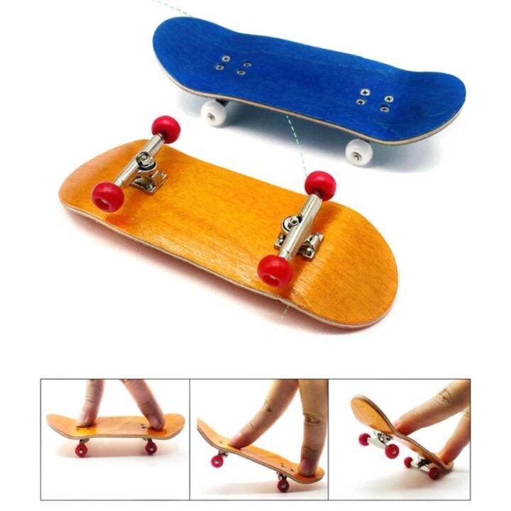 Maple Wooden Basic Fingerboard With Bearings Wheel Professional ...