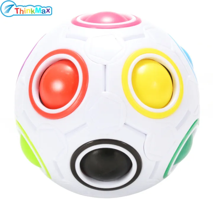 Thinkmax ท้าทาย Puzzle Ball Speed Cube-11สีรุ้งเพื่อแก้ปัญหา | Lazada.co.th