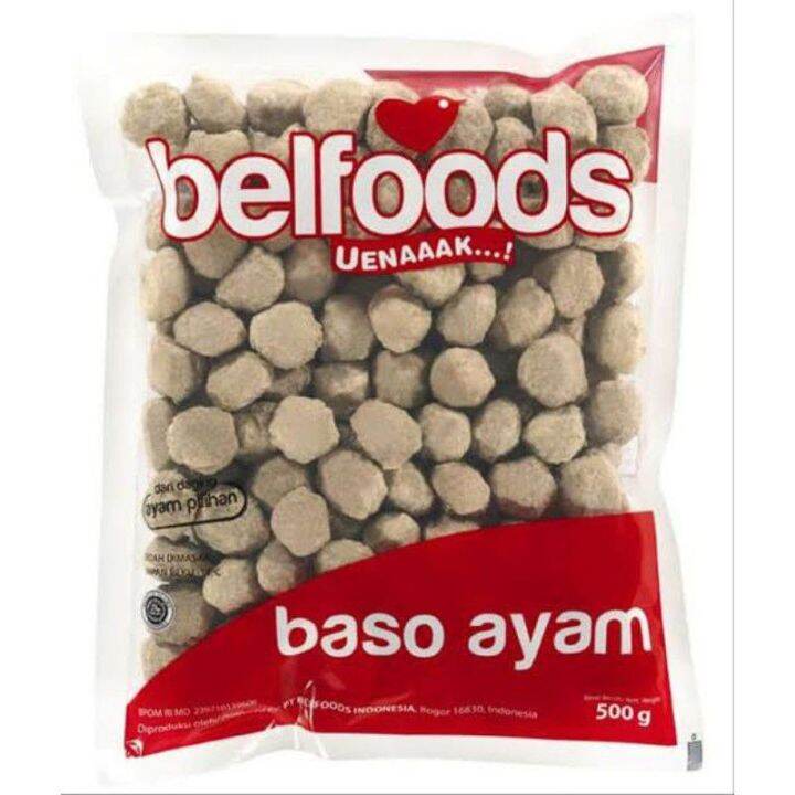 Bakso Ayam Belfoods 500g | BELFOODS BASO AYAM MINI 500g Bakso Ayam Mini ...