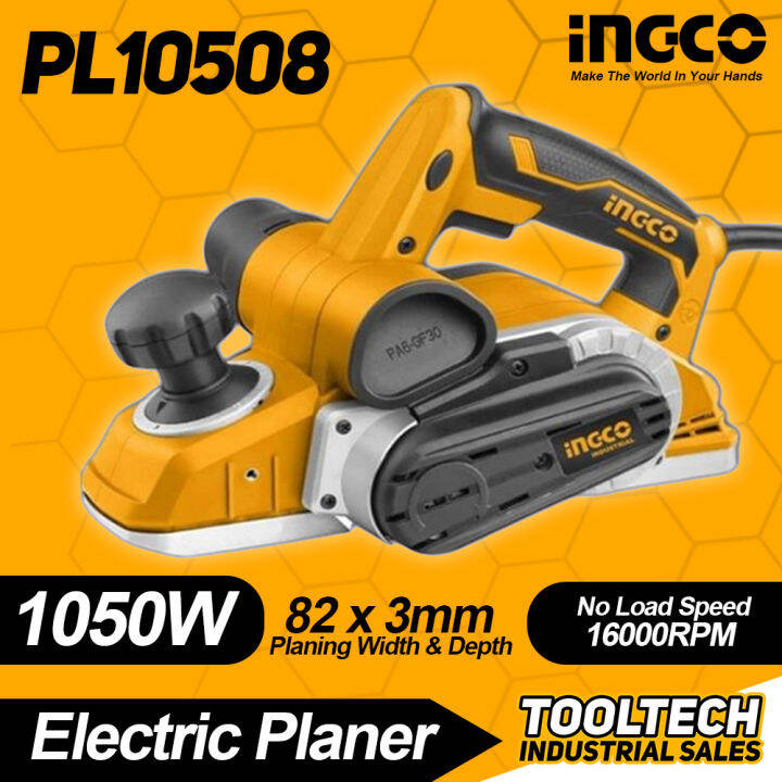INGCO PL10508 Electric Planer 1050W *LDY TOOLTECH* | Lazada PH