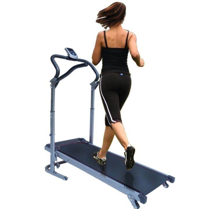 Intense Cardio Exercise Foldable Manual Treadmill (Black) | Lazada PH