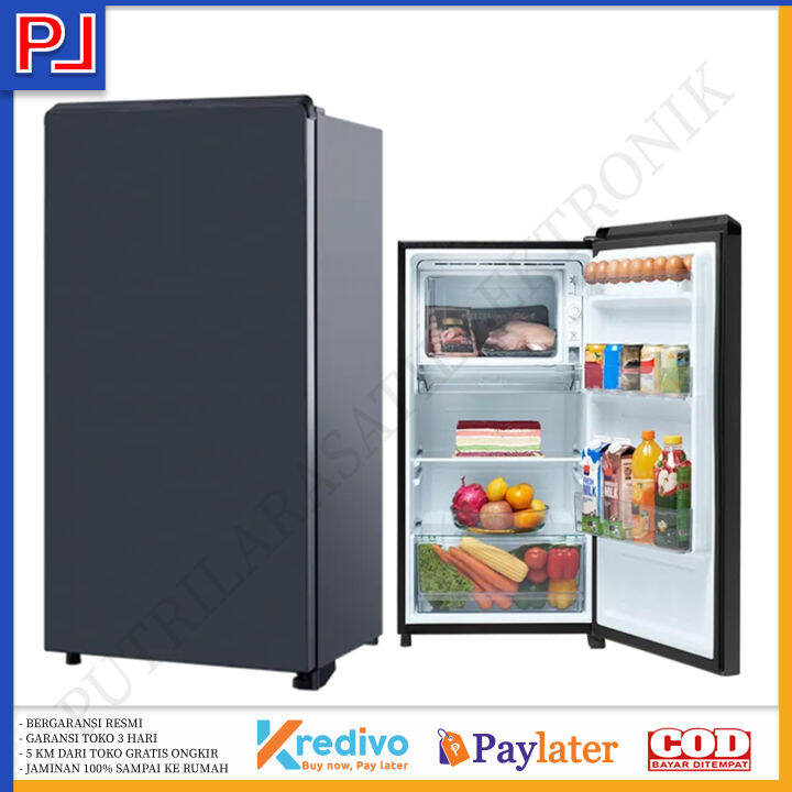 KULKAS 1 PINTU SEMI AUTO DEFROST AQUA AQR-185MDS BANDUNG CIREBON ...