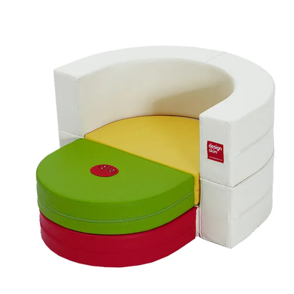 DesignSkin โซฟาเด็กอเนกประสงค์ Multifunction Sofa รุ่น Round Cake Sofa สีผสม | Lazada.co.th