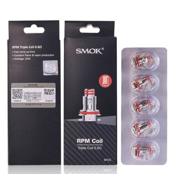 SMOK RPM40 Coils Mesh 0.4ohm/Quartz 1.2ohm/Triple 0.6ohm Smok RPM 80 ...